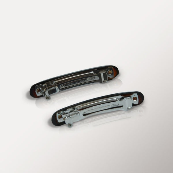 Men's 2x 6cm Steel Clasp Hair Clips | Men's Hair Clips | Men's Hair Tools